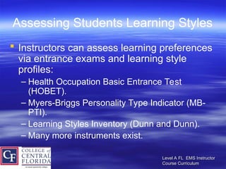 Module 7 Learning Styles.ppt.learning styles description | PPT