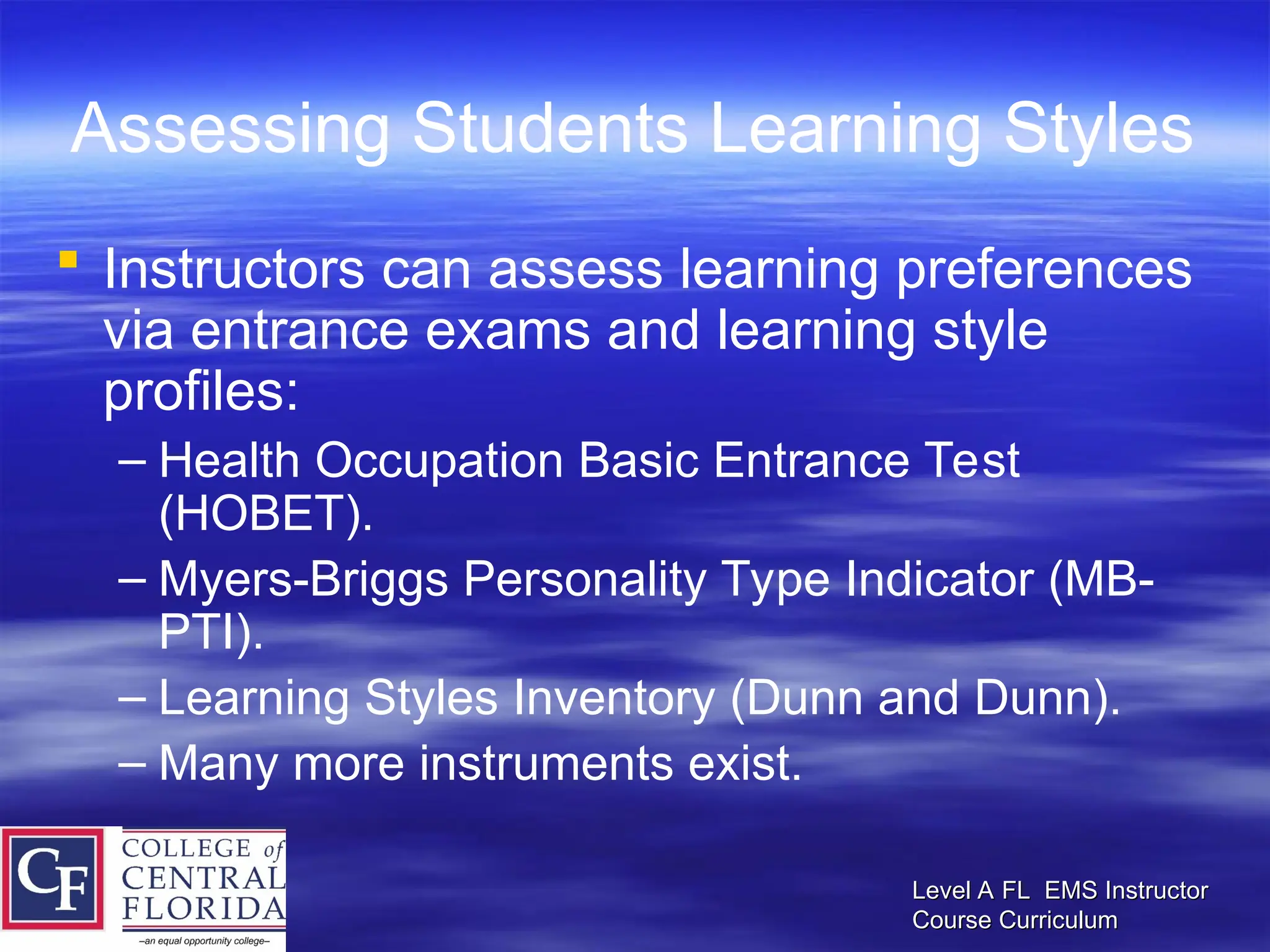 Module 7 Learning Styles: Learning skills | PPT