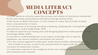media literacy (MODULE 7) | PDF