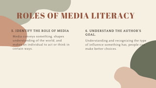 media literacy (MODULE 7) | PDF