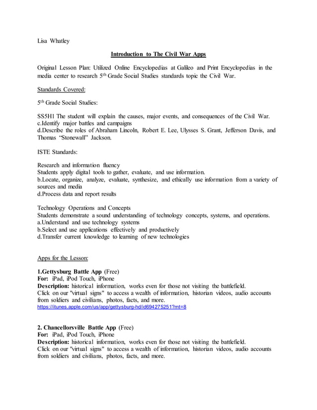 Module 7 mobile learning lesson | PDF