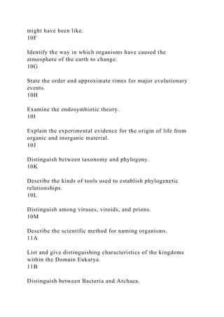 Module 7 OverviewOrigin and Classification of LifeThe origin o.docx ...
