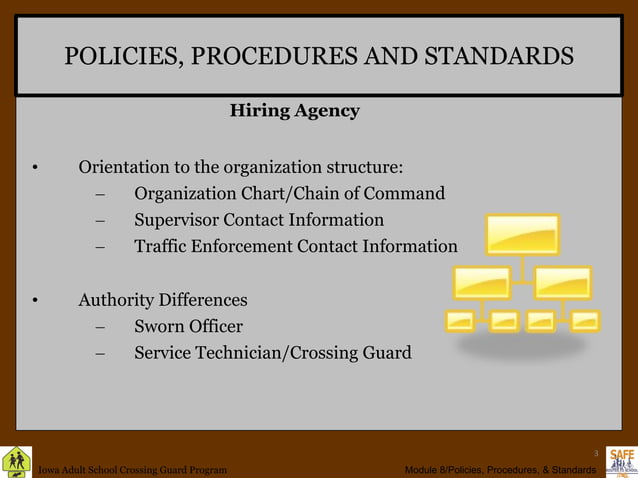 Crossing Guard Training Module 7 Policies | PPT