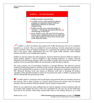Module 7 (sniffers) | PDF