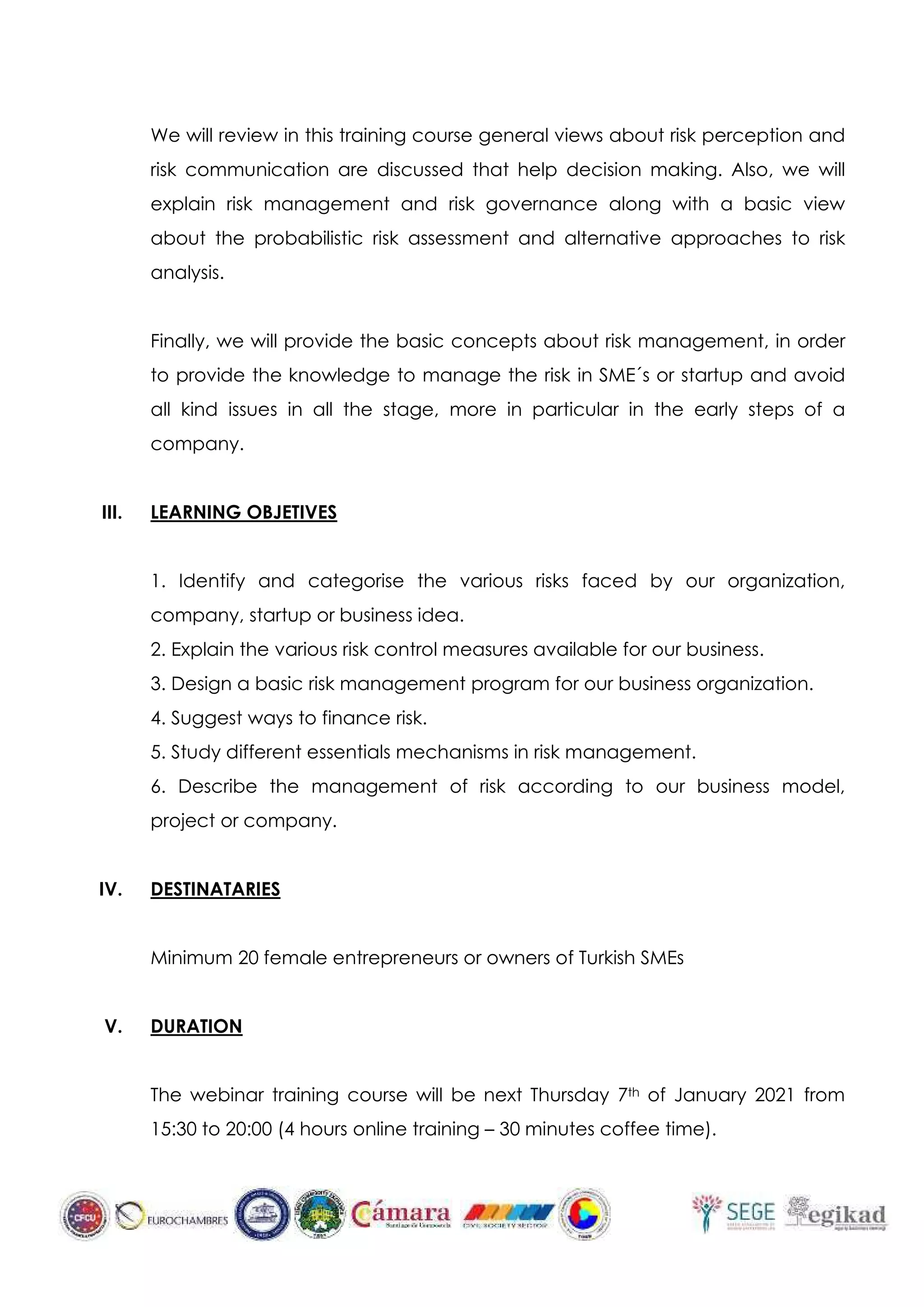 Euro-FEM Module 7 : Risk analysis | PDF