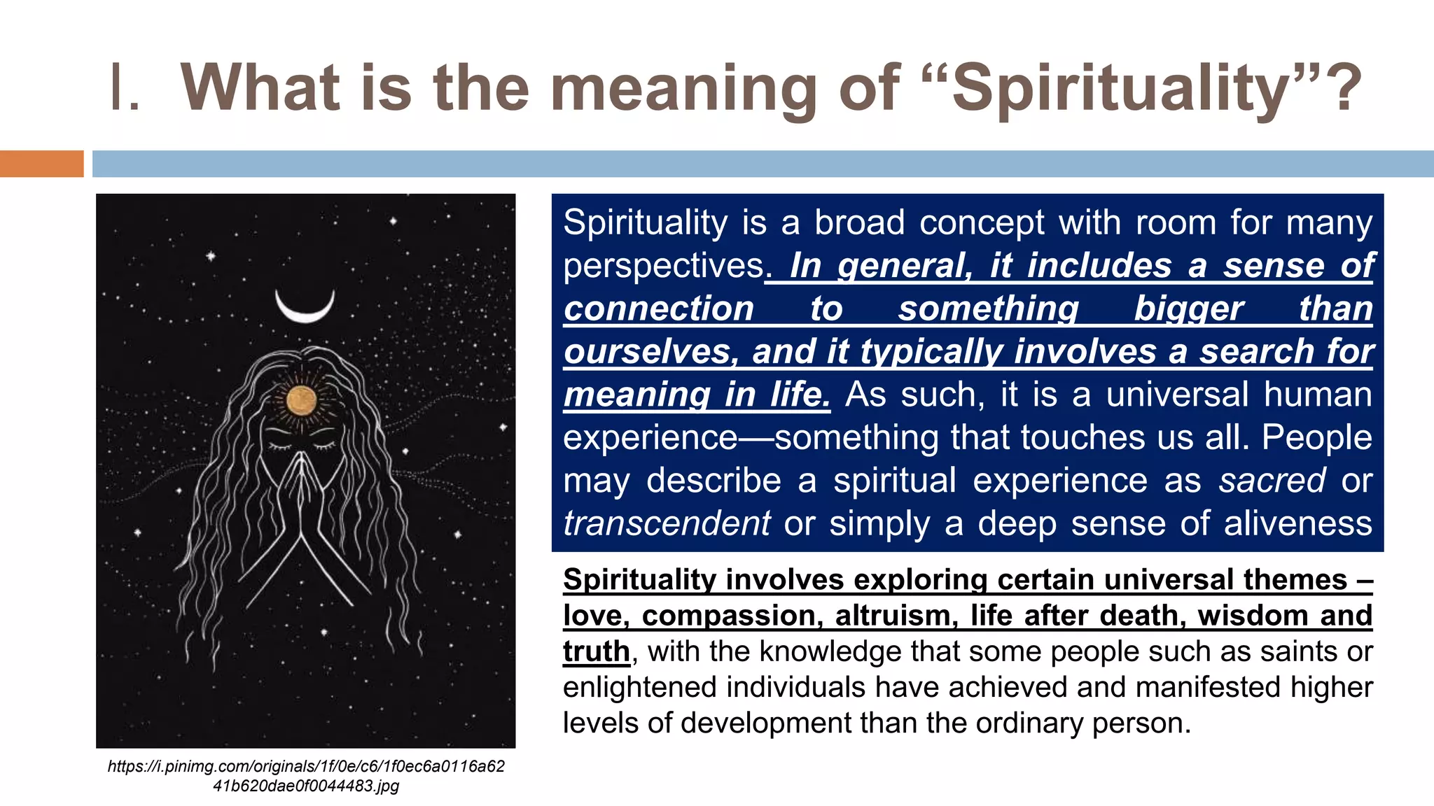 GEC 1 Understanding the Self (Module 7: The Spiritual Self) | PPTX