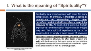 GEC 1 Understanding the Self (Module 7: The Spiritual Self) | PPTX