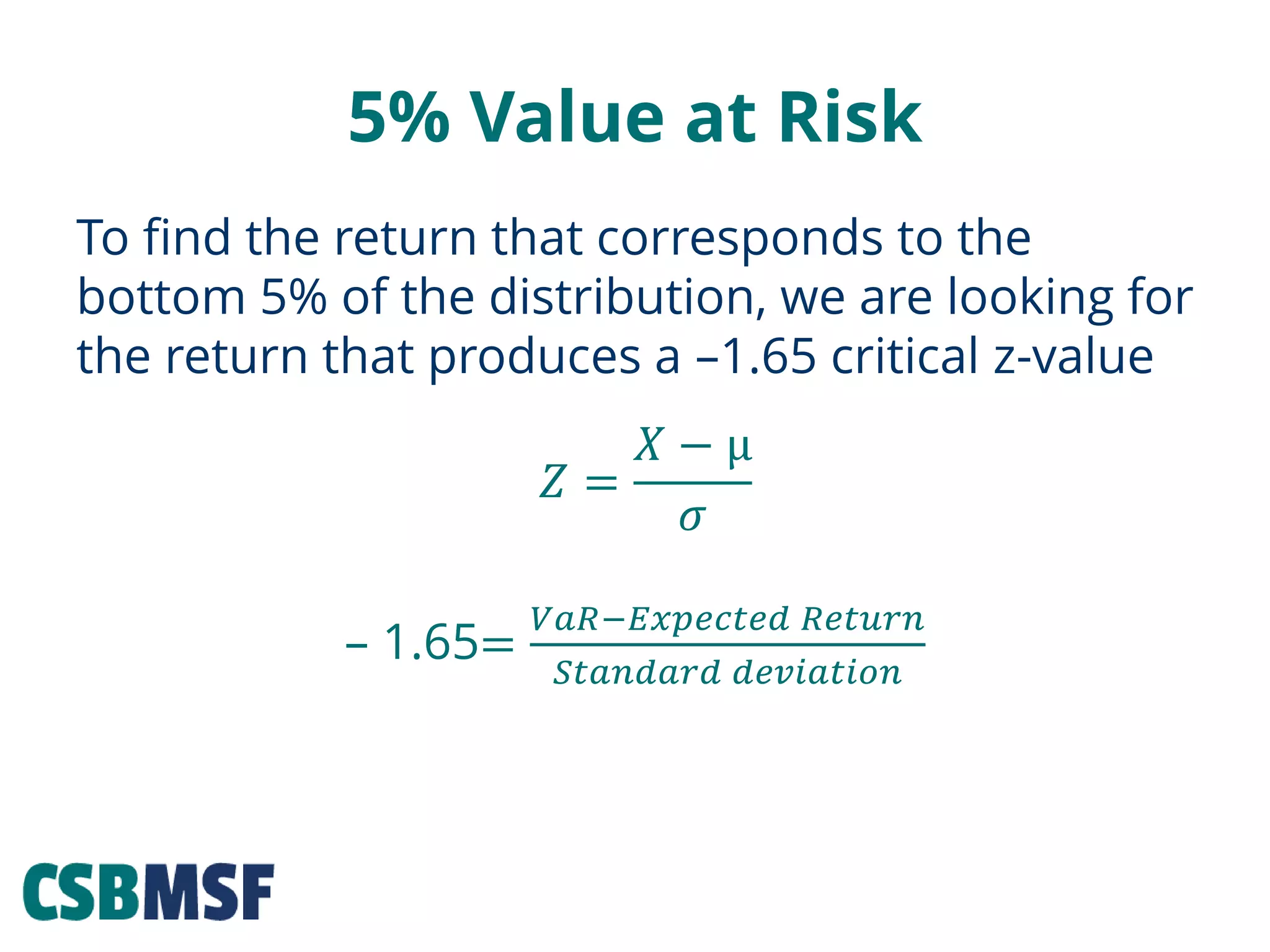 Module 7 var analytical method step by step | PPTX