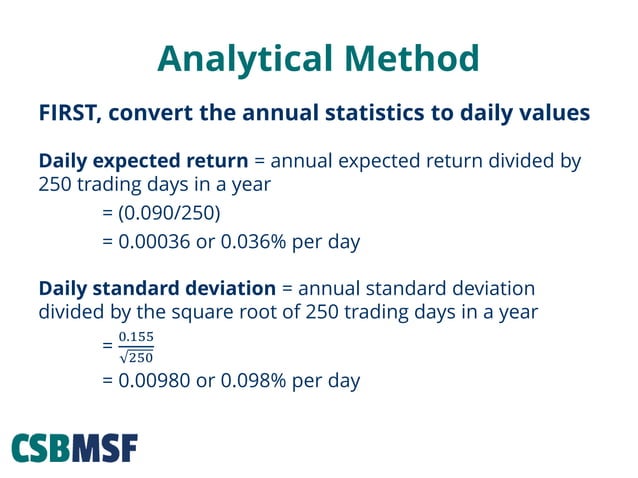 Module 7 var analytical method step by step | PPT