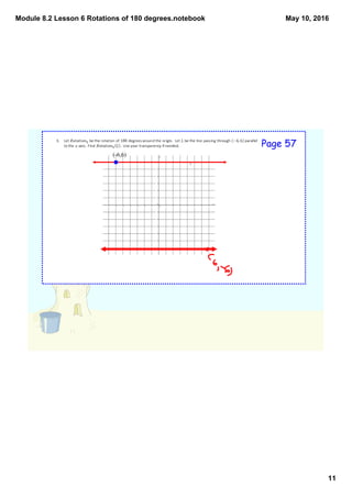 Module 8.2 lesson 6 rotations of 180 degrees | PDF
