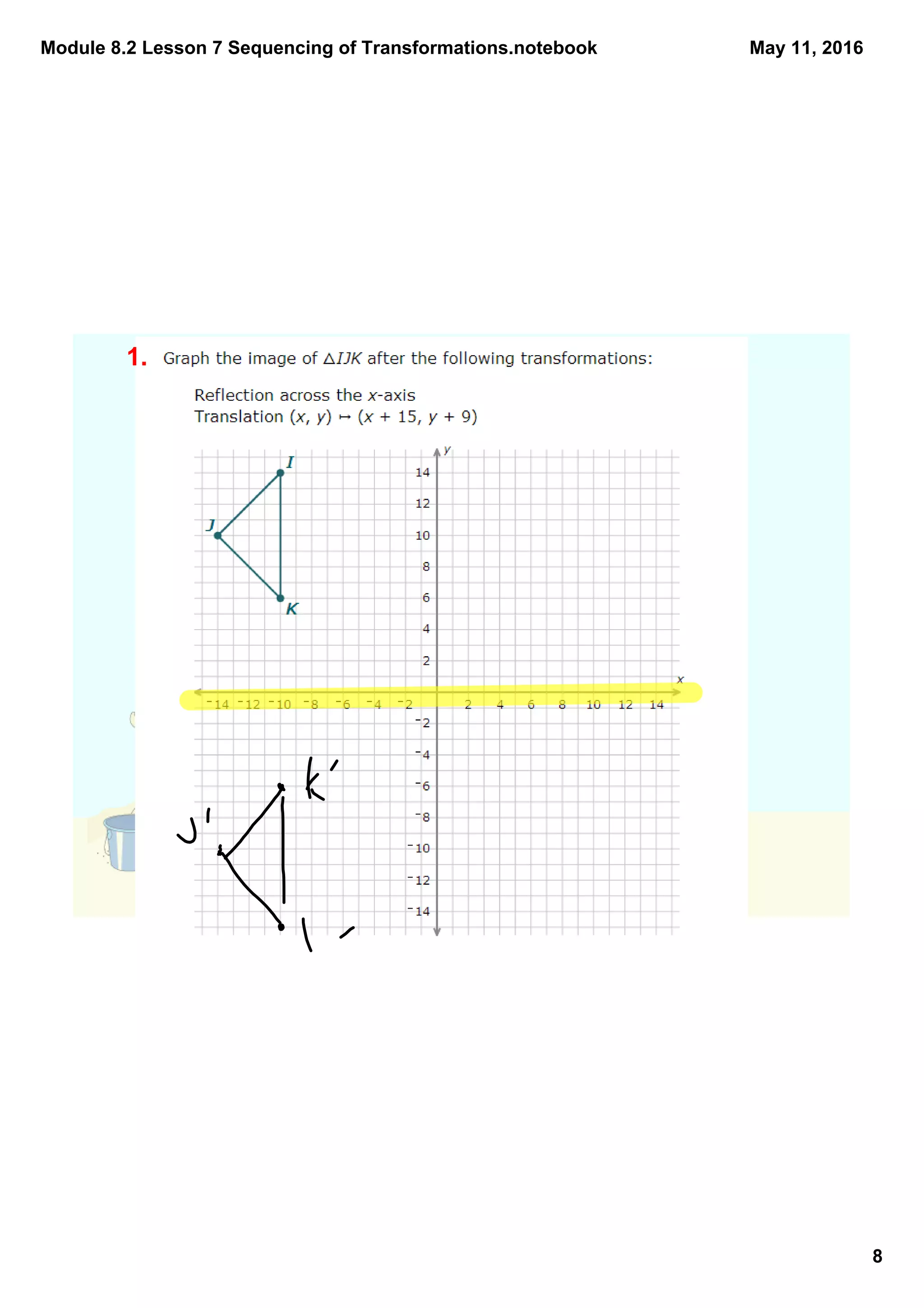 Module 8.2 lesson 7 sequencing of transformations | PDF | Physics | Science