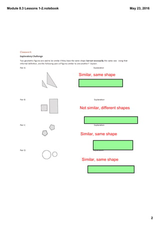 Module 8.3 lessons 1 2 | PDF | Science