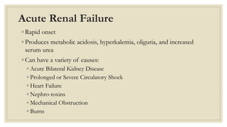Renal Pathophysiology | PPTX