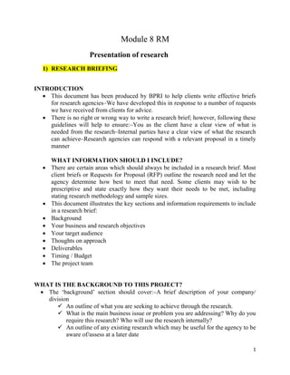 Research Methodology Module-08 | PDF