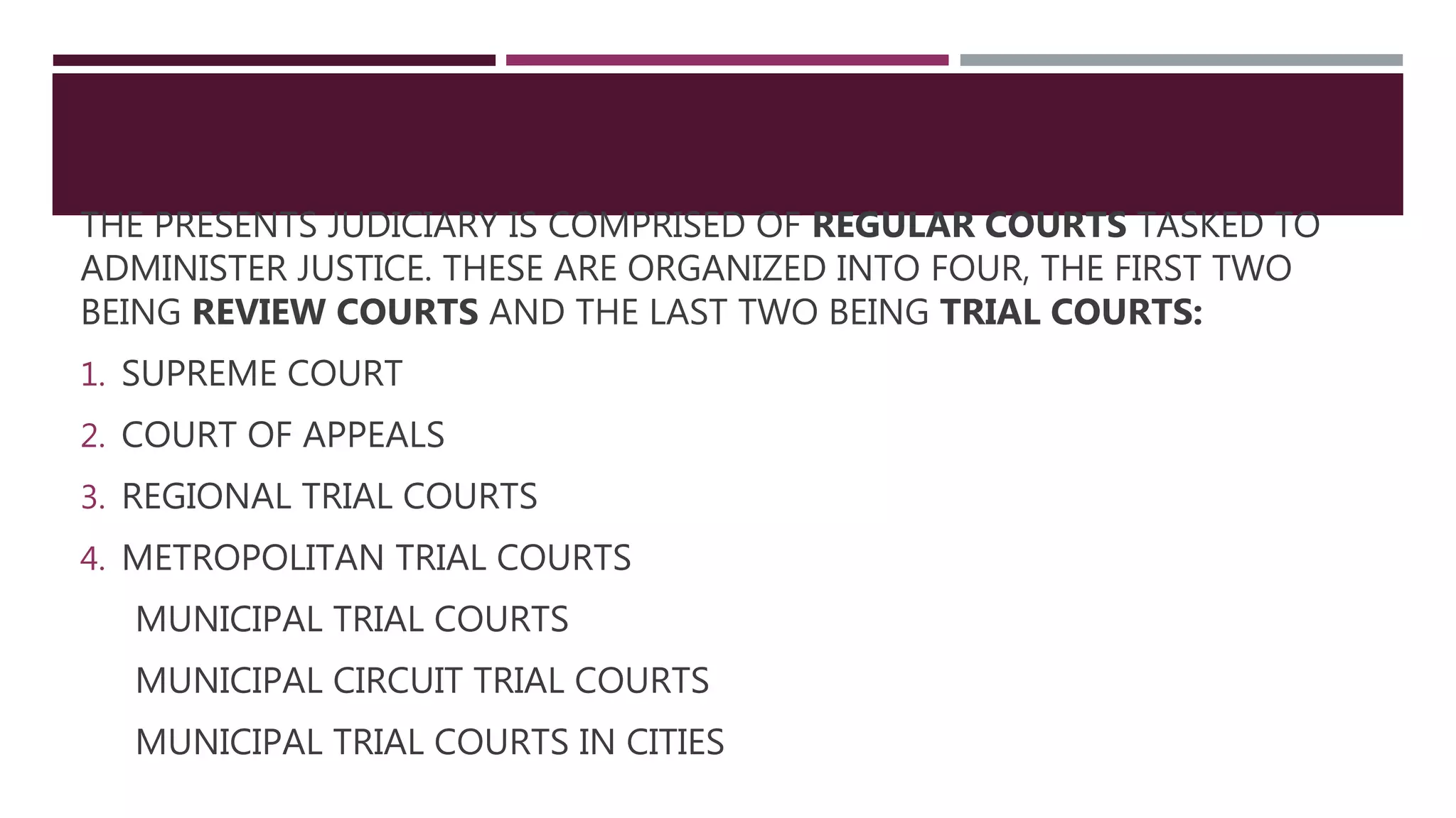 Module 8: THE JUDICIARY | PPTX