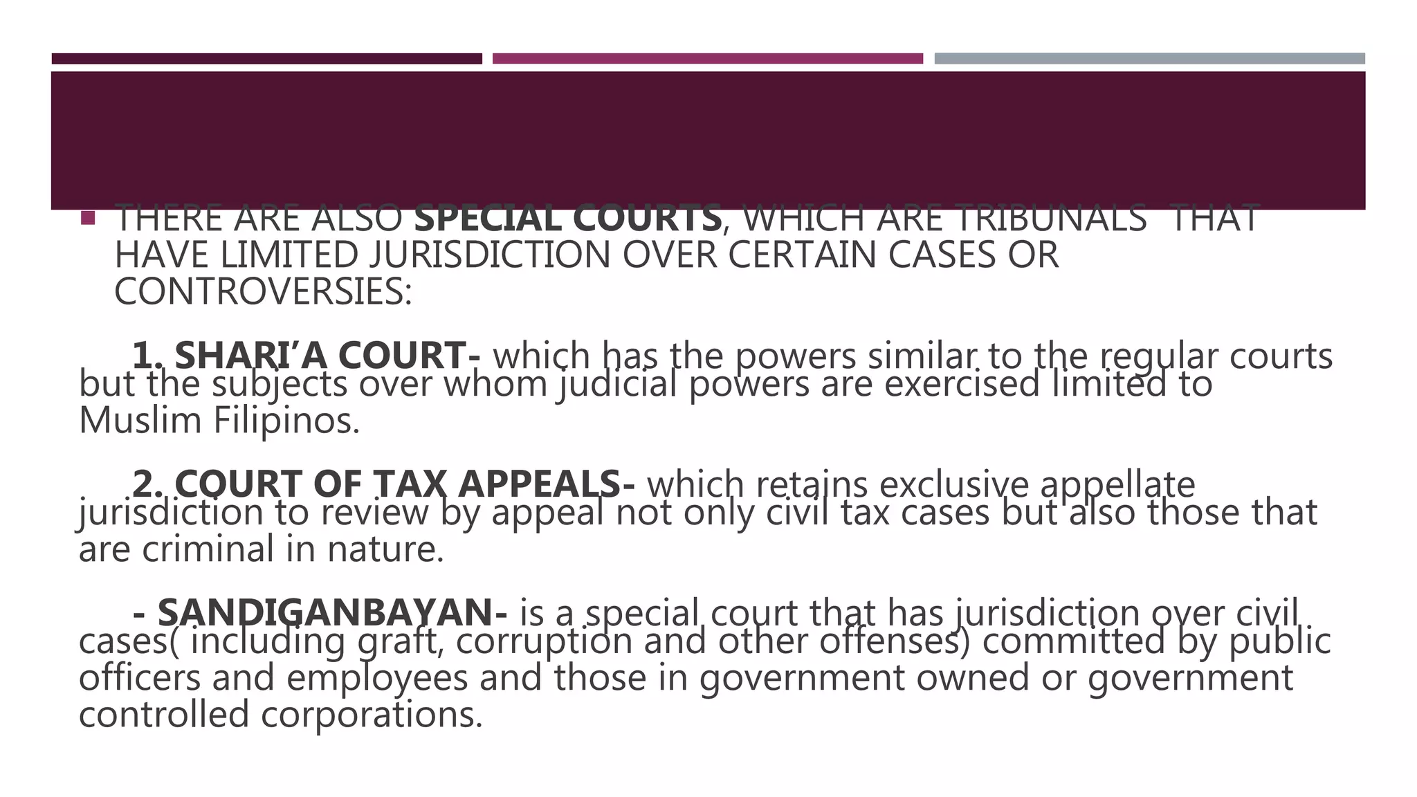 Module 8: THE JUDICIARY | PPTX
