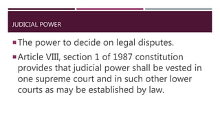 Module 8: THE JUDICIARY | PPTX