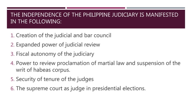Module 8: THE JUDICIARY | PPTX | Law