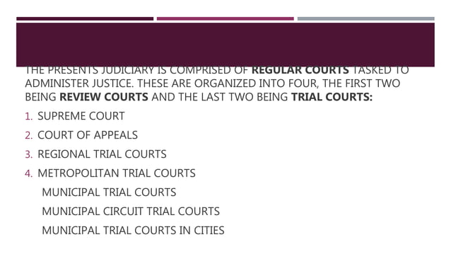 Module 8: THE JUDICIARY | PPTX | Law