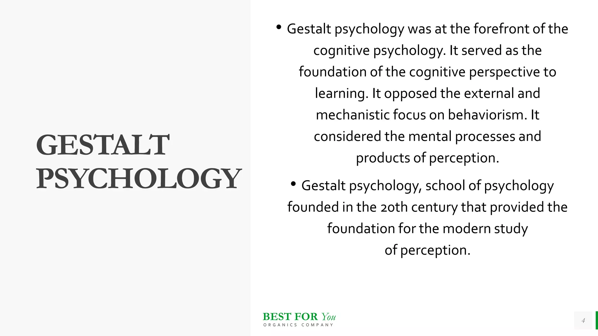 Gestalt Psychology | PPTX