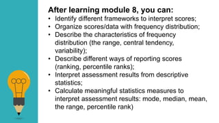 Language Assessment Module 8 | PPT