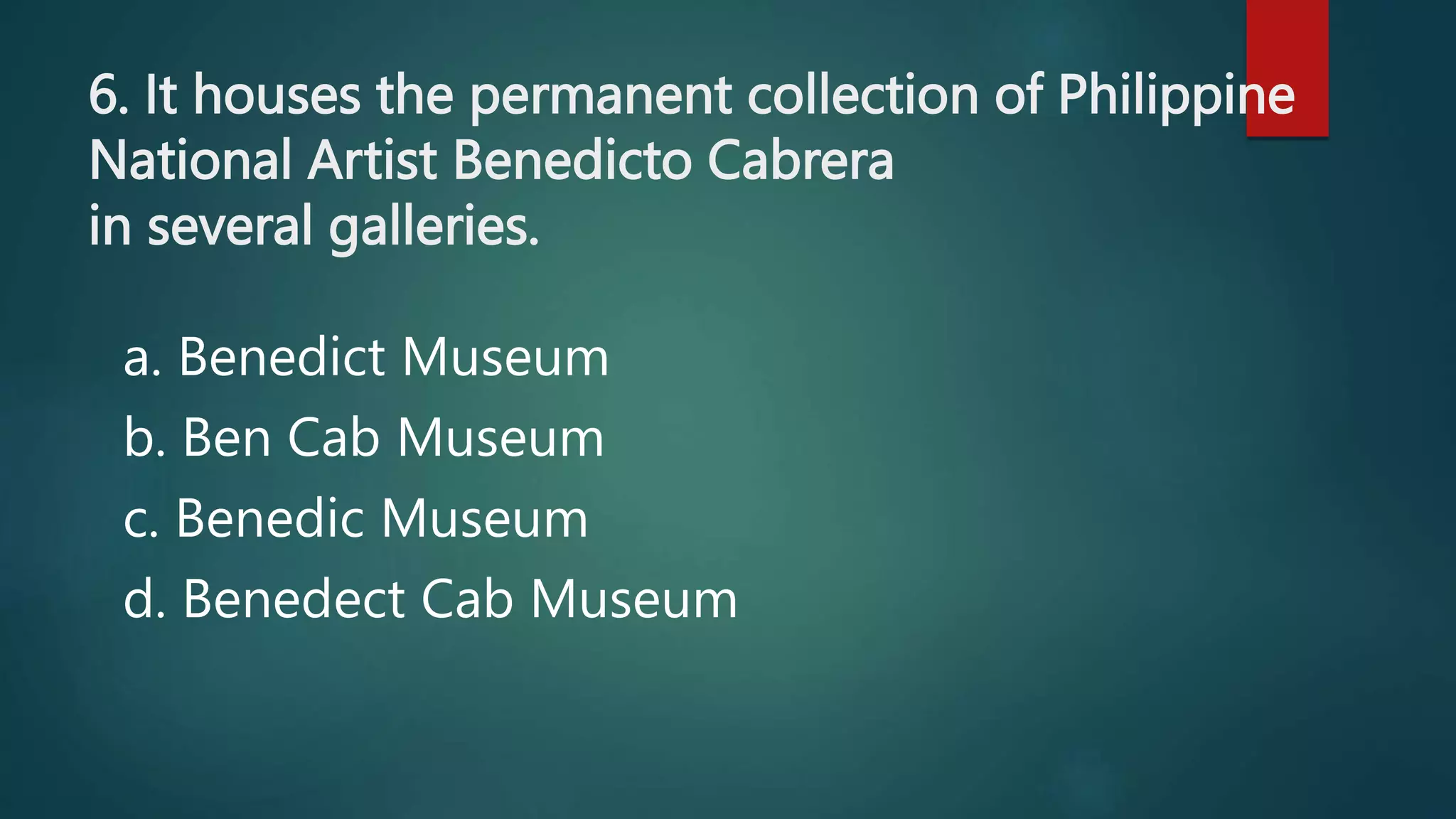 Module 8.pptx | Museums & Galleries | Attractions