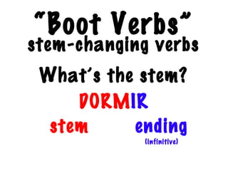 Module 8 boot verbs | PPT