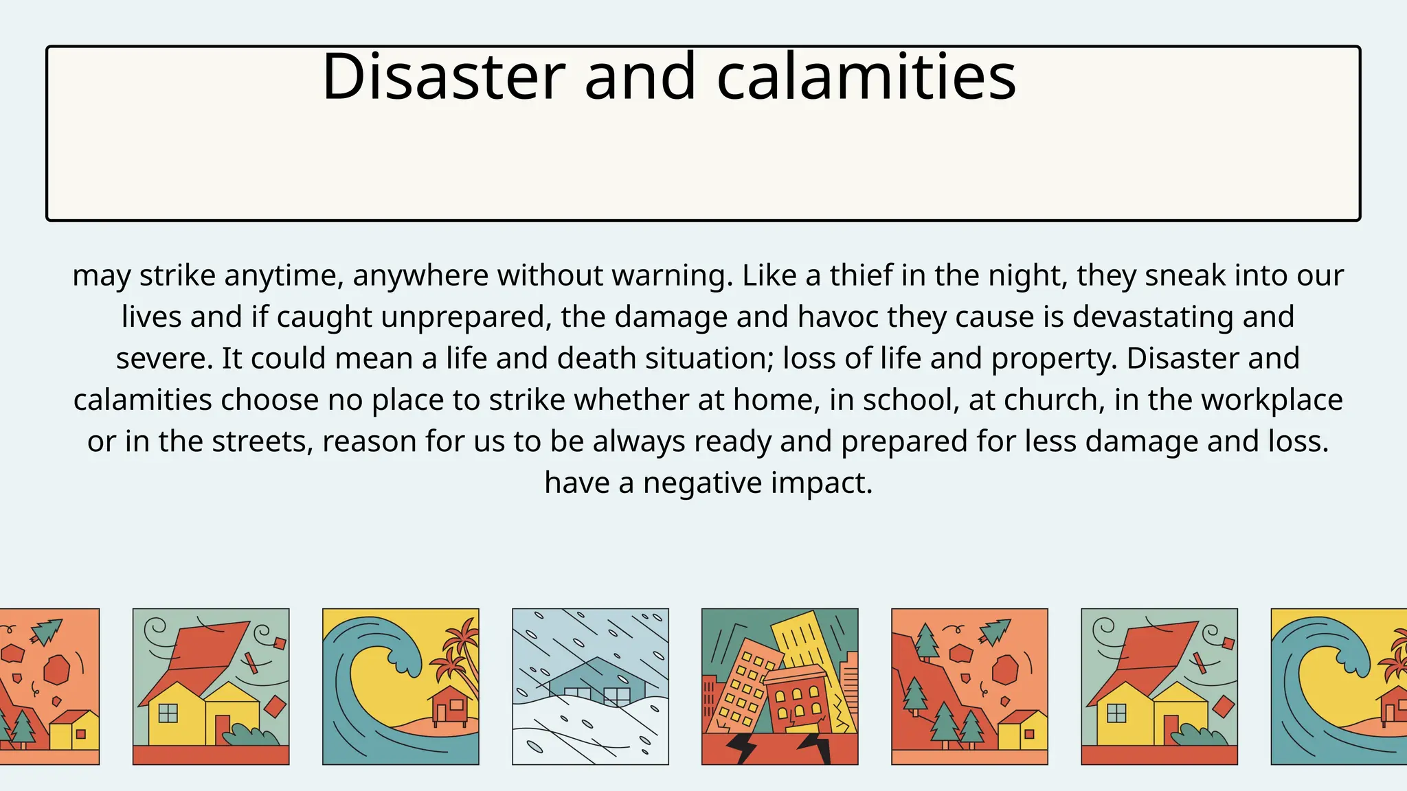 MODULE 8 - DISASTER risk PREPAREDNESS.pptx