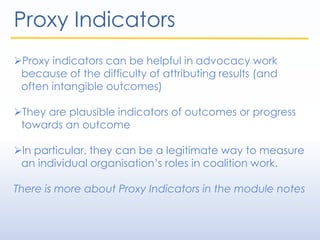 Module 8 - Monitoring and Evaluation | PDF