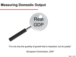 Measuring Total Output and Income | PPSX