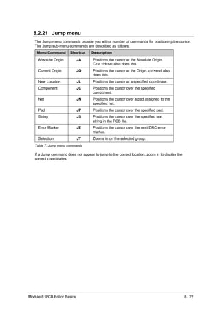 Module 8 pcb editor basics | PDF