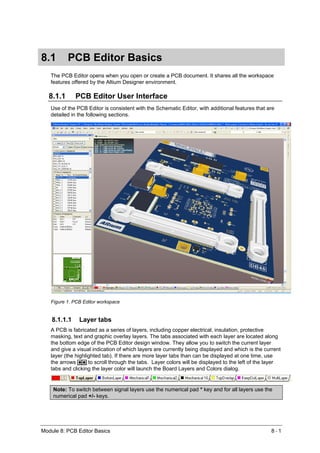 Module 8 pcb editor basics | PDF