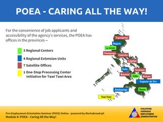 MODULE 8 - POEA - CARING ALL THE WAY | PPTX