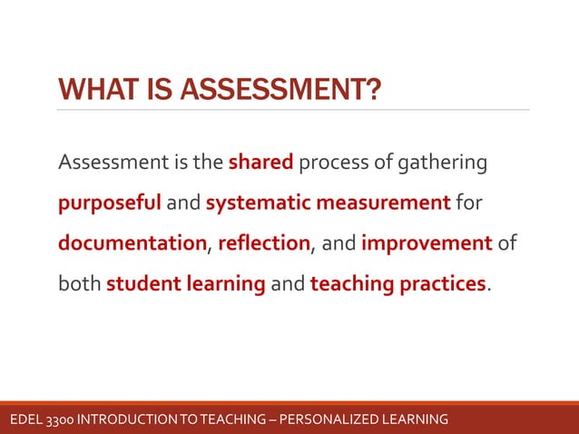 Module 8 - Assessment & Feedback | PPTX
