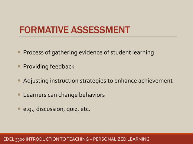 Module 8 - Assessment & Feedback | PPTX