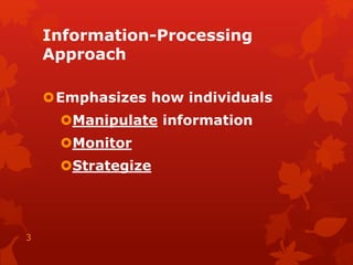 Child Psychology Module 8 | PPT