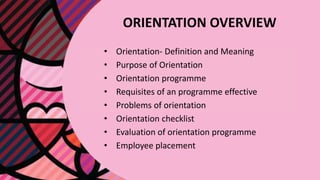 Module 8 Employee Orientation | PPTX