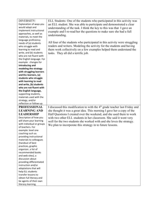 Module 8 field test form r3 half asked questions | PDF