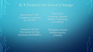Module 8: ICT Projects for Social Awareness | PPTX