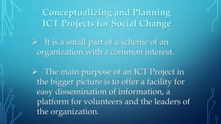 Module 8: ICT Projects for Social Awareness | PPTX