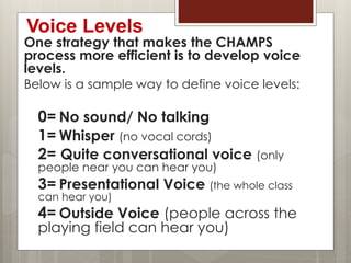 CHAMPS Module 8: Prepare Lessons to Communicate Your Expectations | PPTX