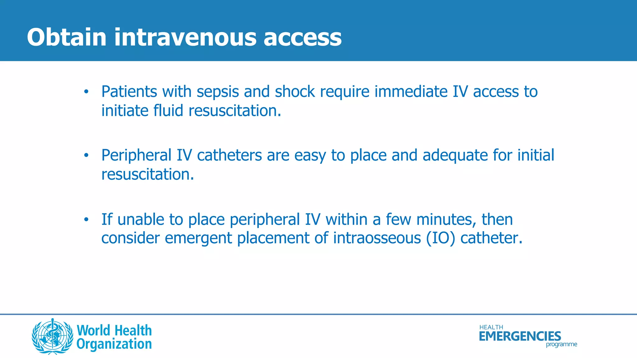 SEPSIS AND SEPTIC SHOCKDELIVER TARGETED RESUSCITATION | PDF