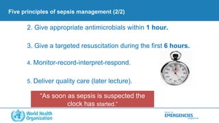 SEPSIS AND SEPTIC SHOCKDELIVER TARGETED RESUSCITATION | PPT