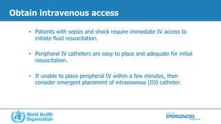 SEPSIS AND SEPTIC SHOCKDELIVER TARGETED RESUSCITATION | PDF