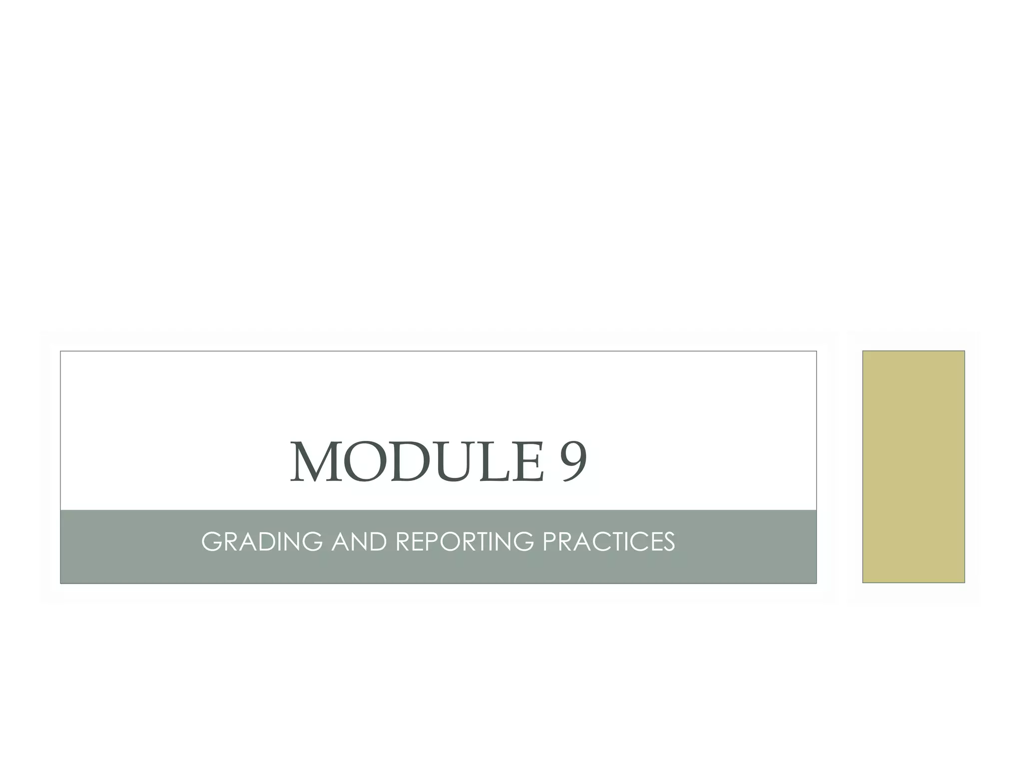 Module 9 | PPT