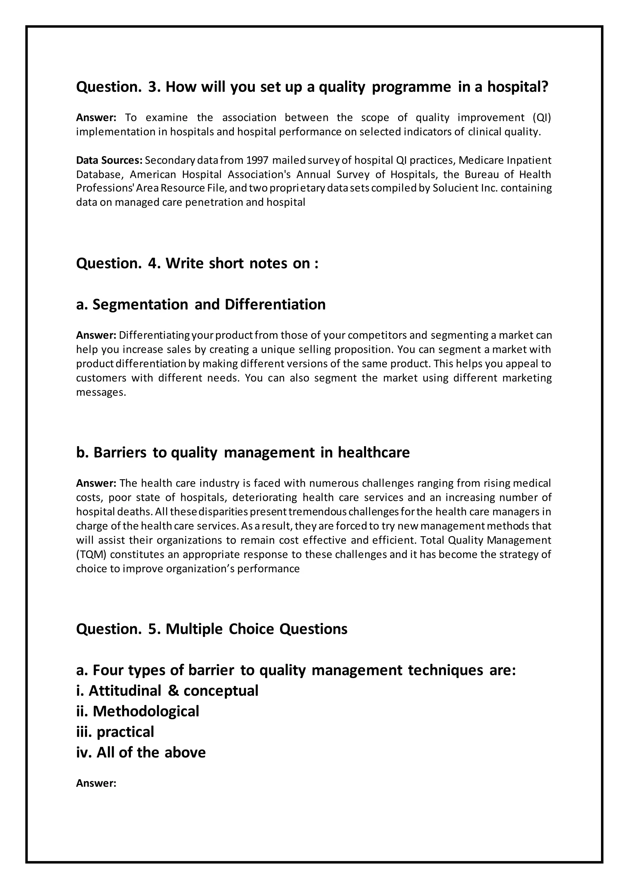 Module 9 | DOCX | Healthcare Industry | Industries