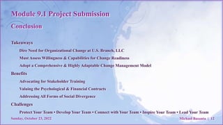 Module 9.1 Project Submission • Change Management Communication Plan.pptx