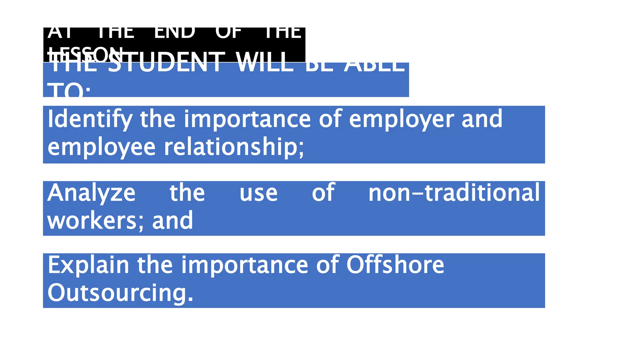 Employee/Employer Issues and Relationship | PPTX