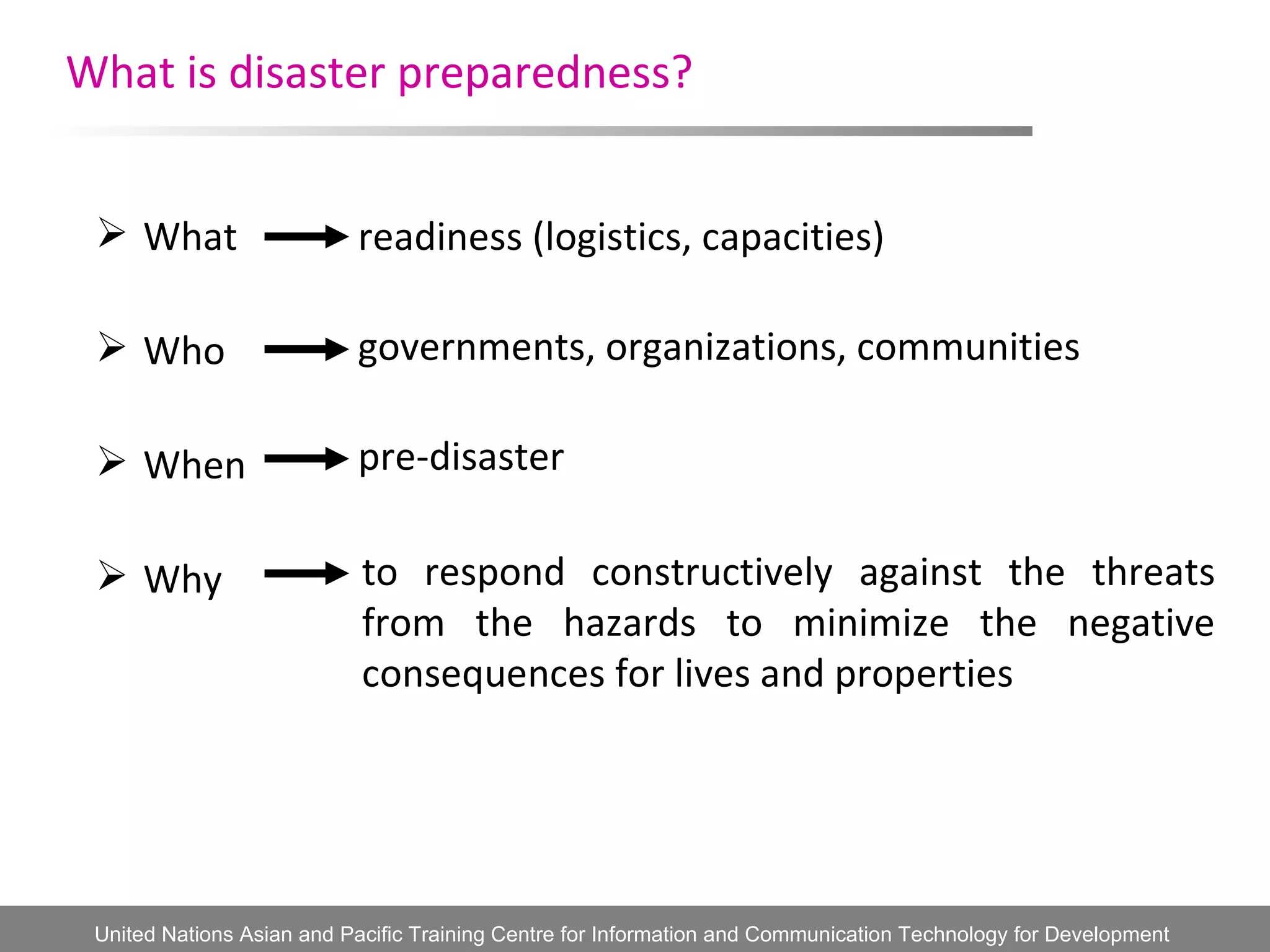 Module 9 ict for disaster preparedness | PPT