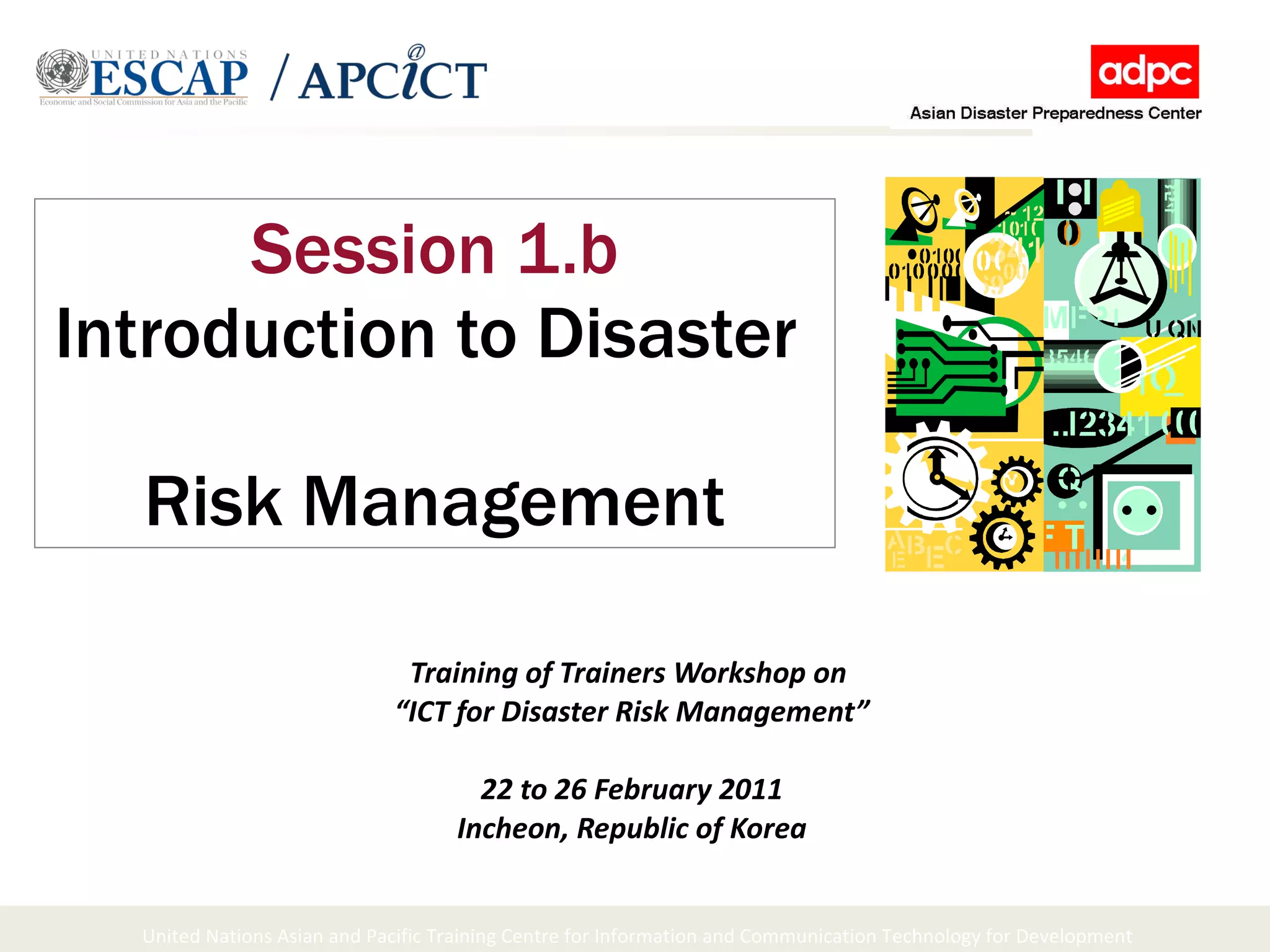 Module 9 introduction to disaster risk management | PPT